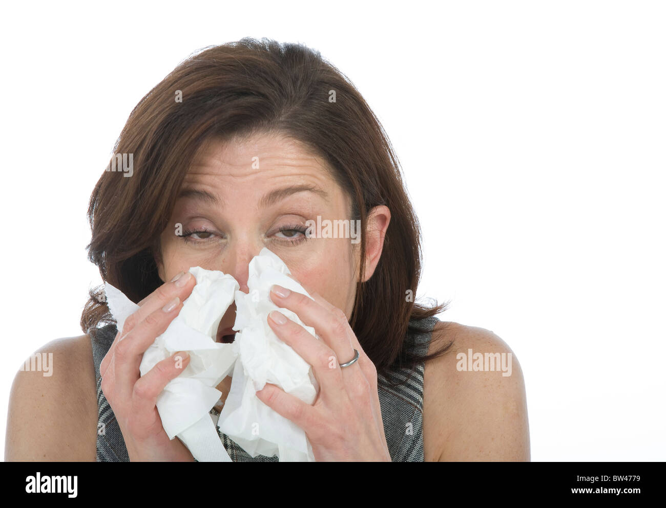 Women with allergies Stock Photo - Alamy