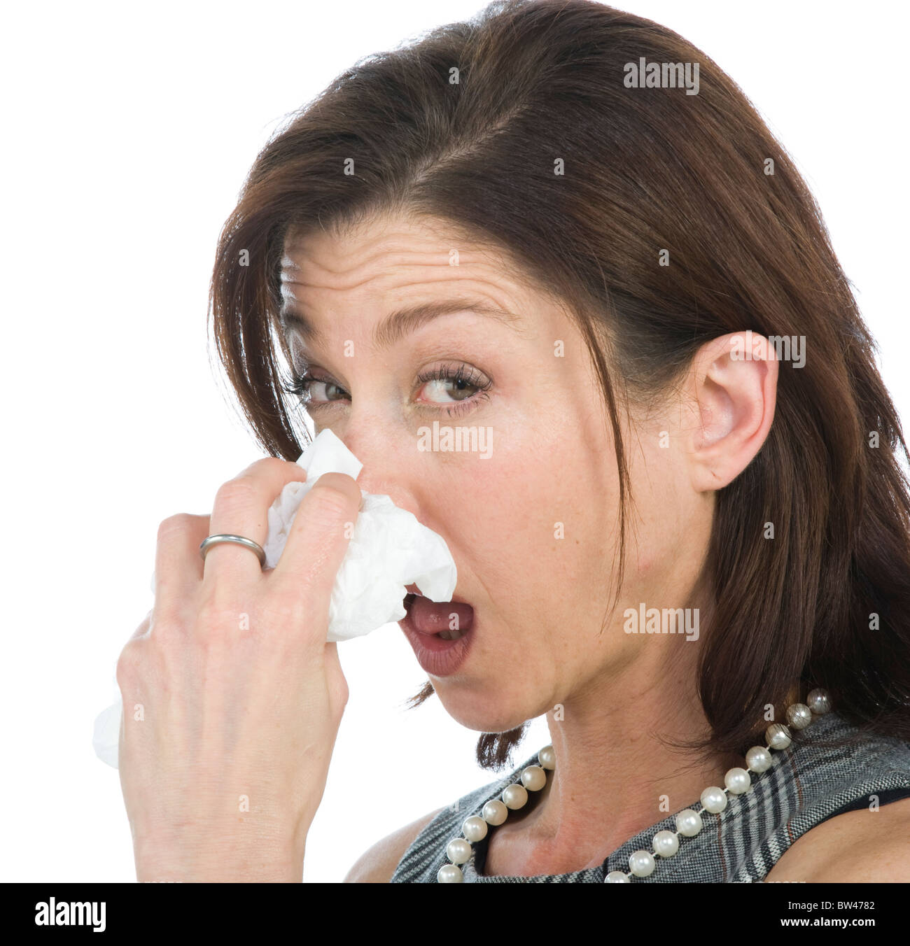 Women with allergies Stock Photo - Alamy