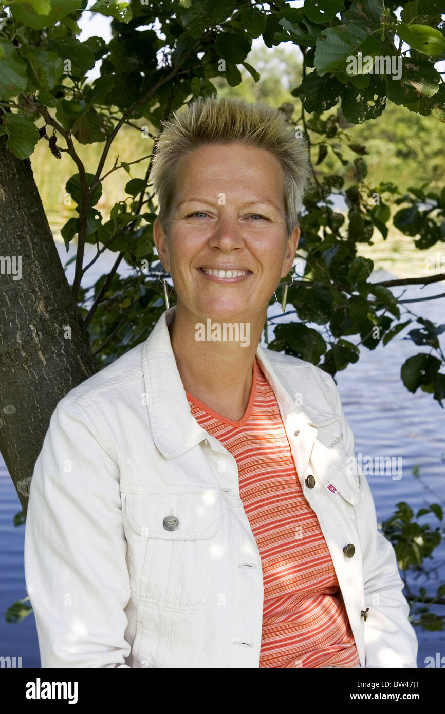 Happy portrait over 40 Stock Photo - Alamy
