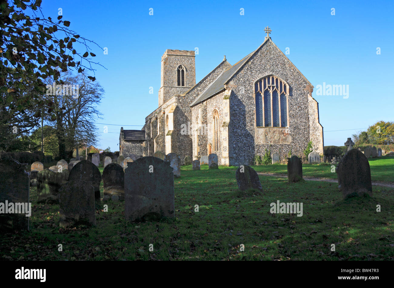 The Church of Saint Michael at Swanton Abbott, Norfolk, England, United ...