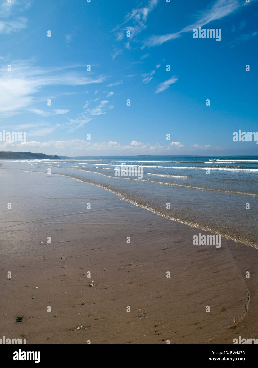 newgale sands beach, pembrokeshire coast, dyfed wales uk Stock Photo ...