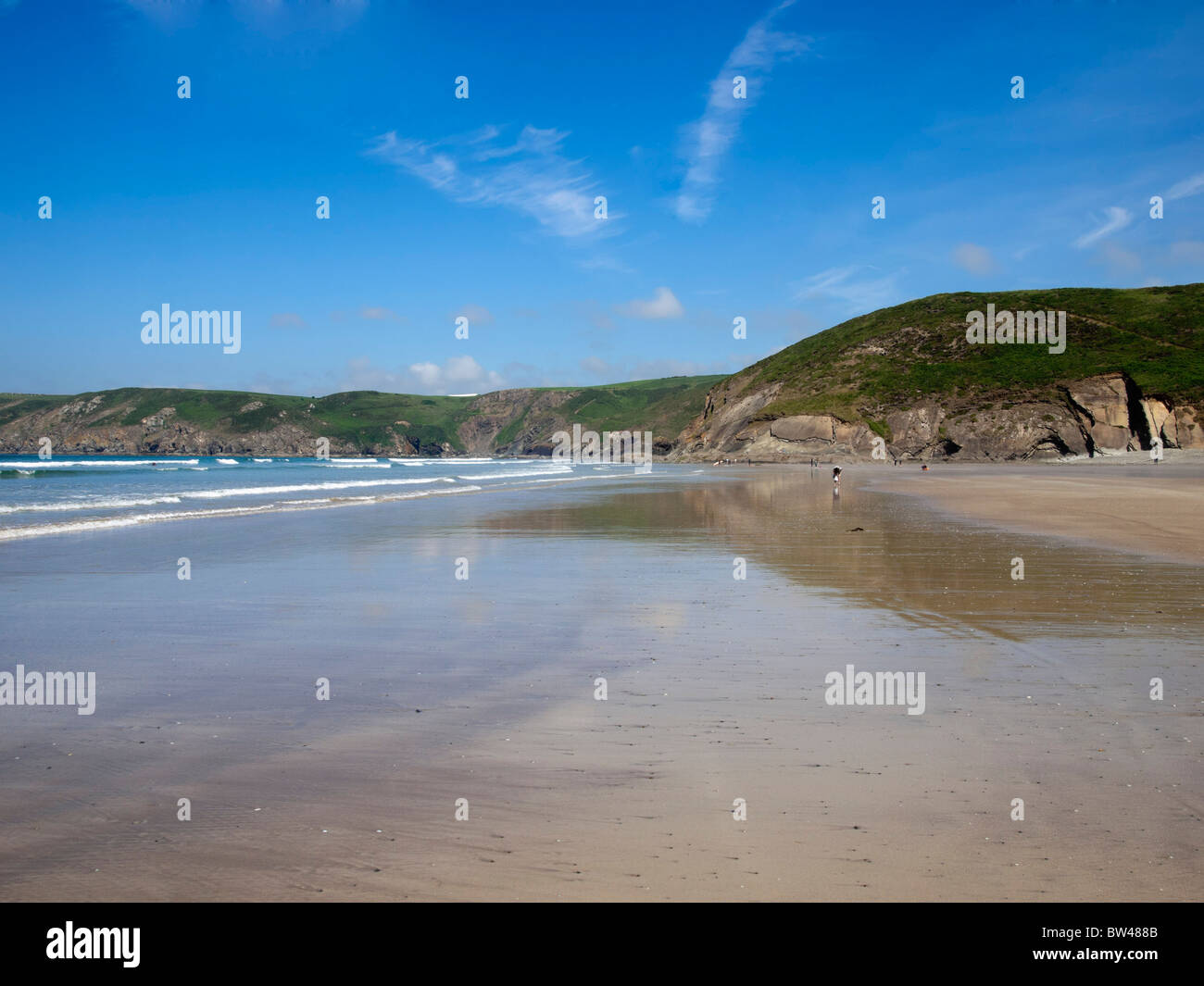 newgale sands beach, pembrokeshire coast, dyfed wales uk Stock Photo ...