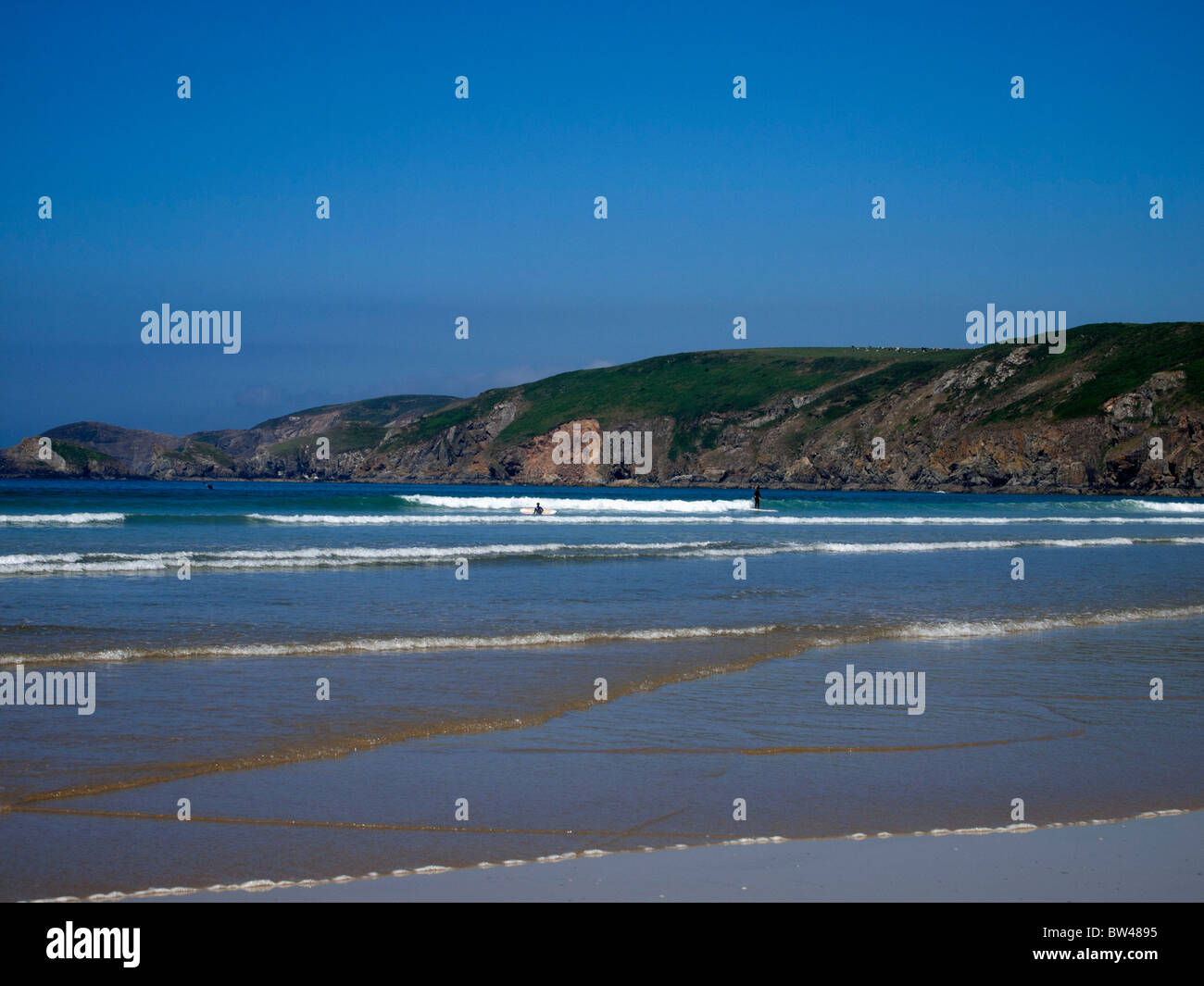 newgale sands beach, pembrokeshire coast, dyfed wales uk Stock Photo ...