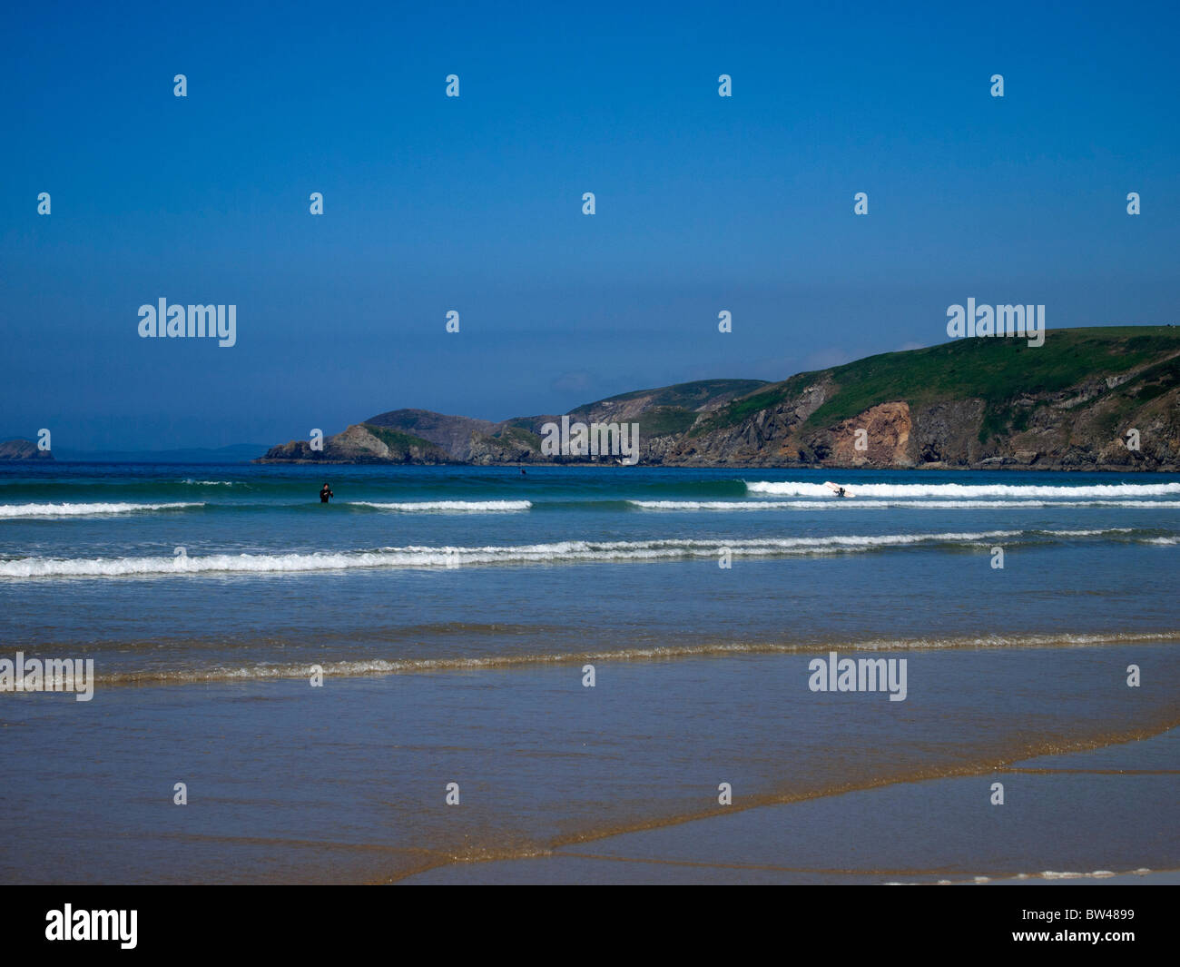 newgale sands beach, pembrokeshire coast, dyfed wales uk Stock Photo ...