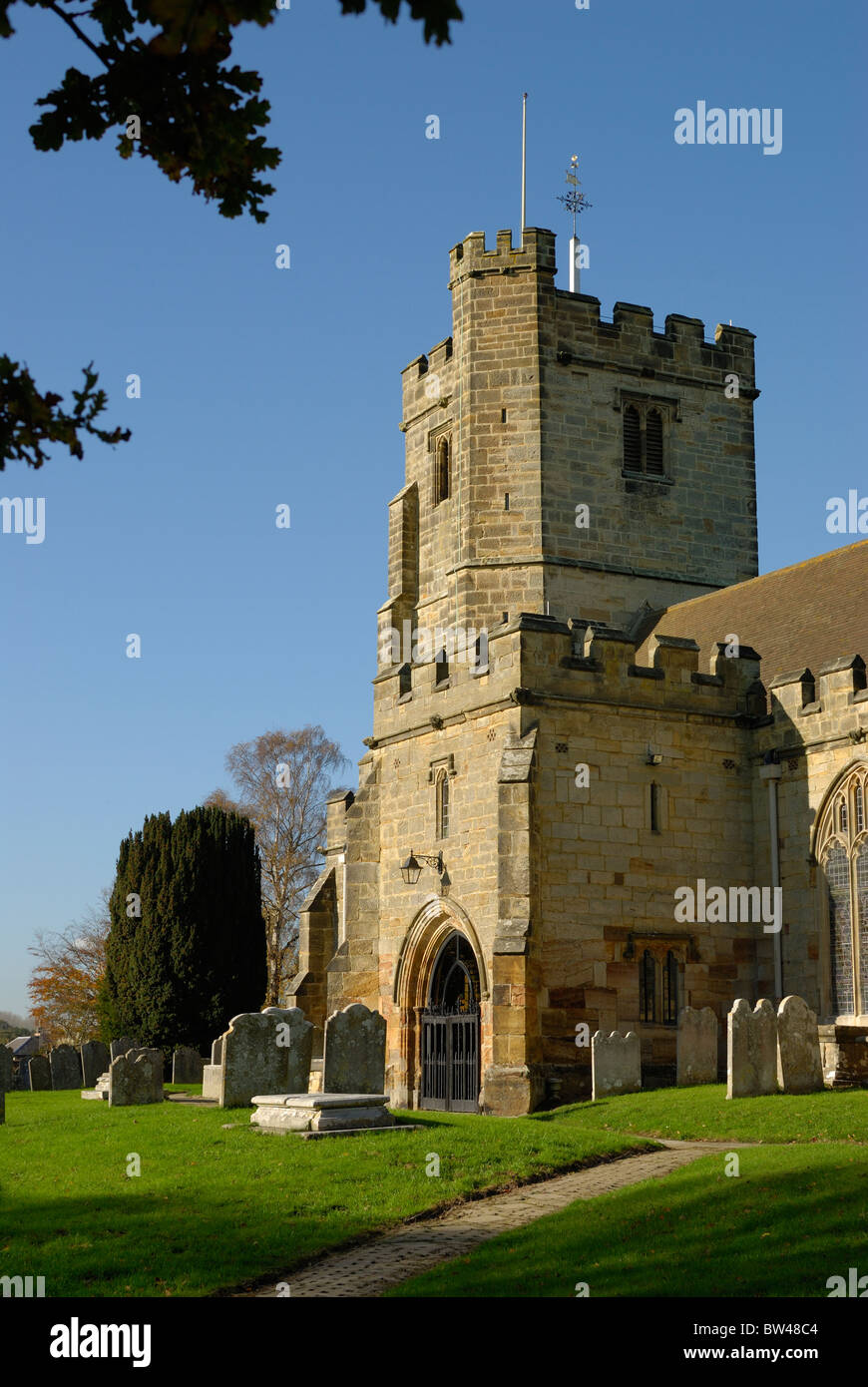 The Parish church of St Laurence in Hawkhurst, Kent, England Stock ...