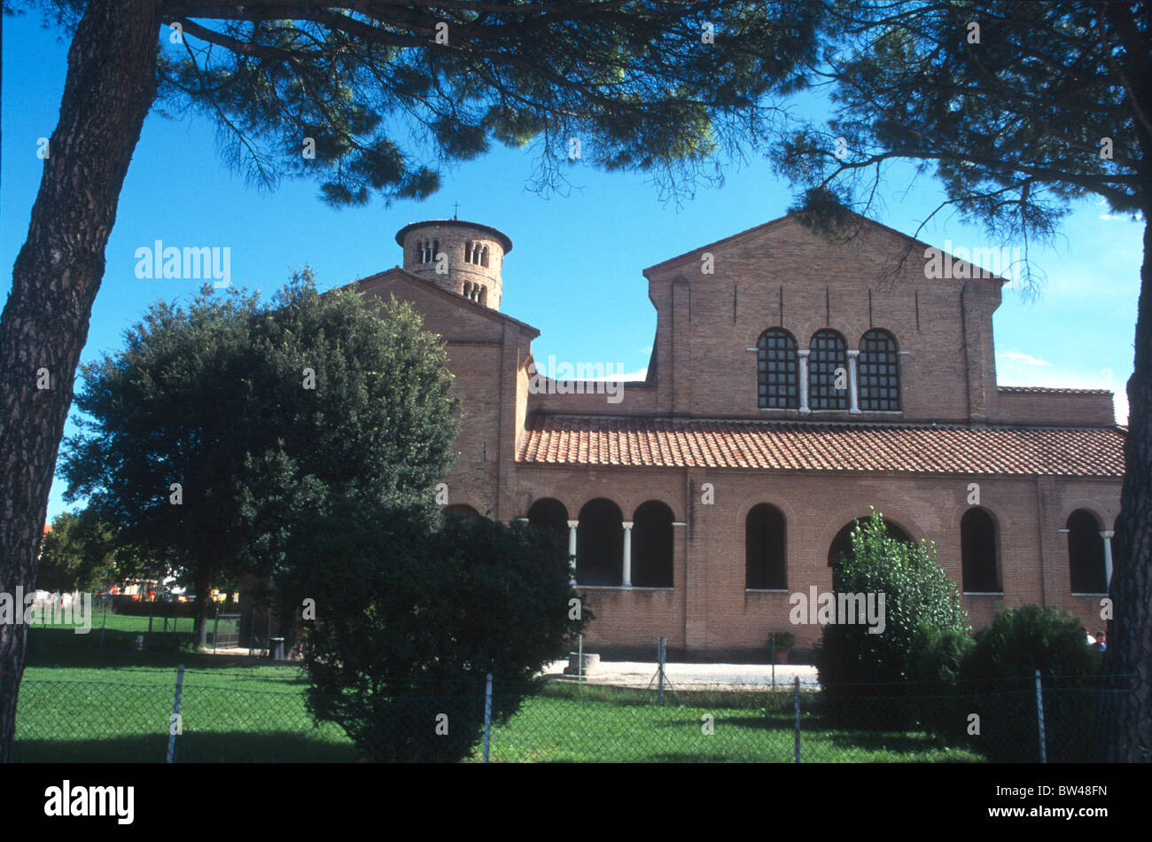 Sant Apollinare church in Ravenna Italy fanous for the byzantine ...