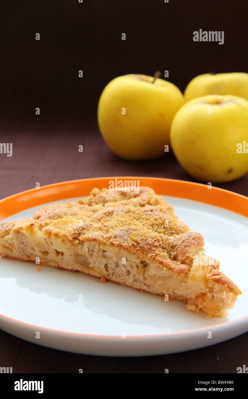 Slice apple pie on hi-res stock photography and images - Alamy