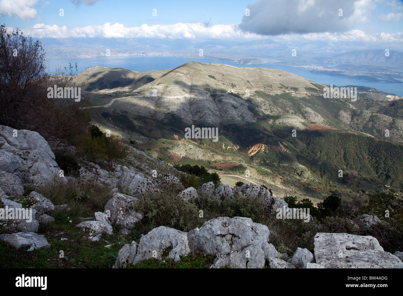 Corfu highest mountain hi-res stock photography and images - Alamy