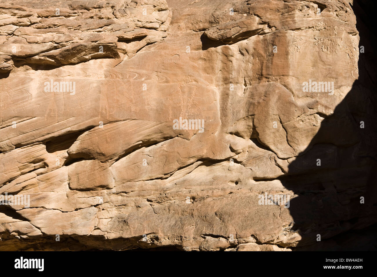 Rock-art in the Eastern Desert of Egypt, North North Africa Stock Photo ...