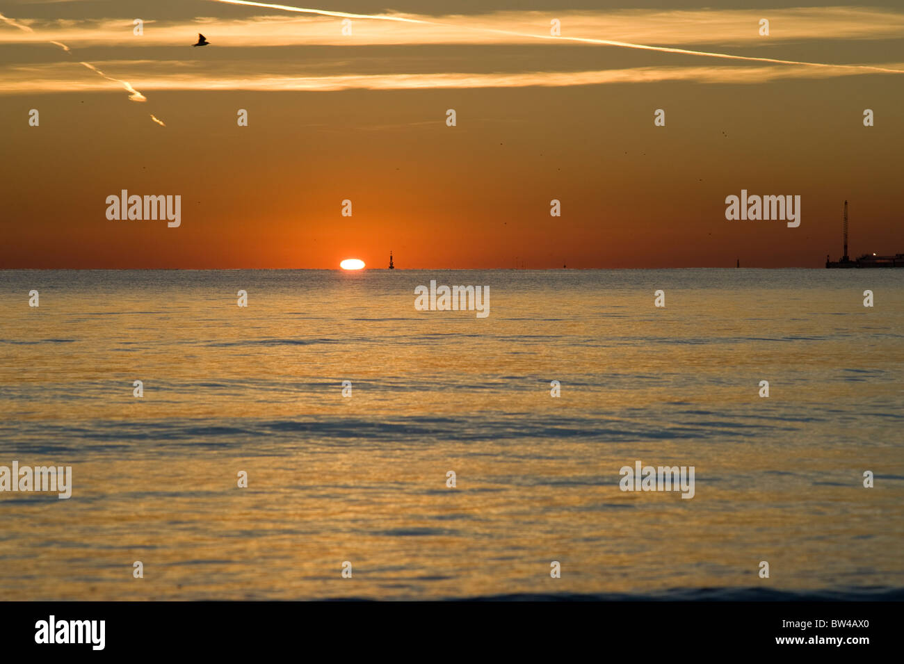 Sunrise over the mediterranean sea hi-res stock photography and images ...