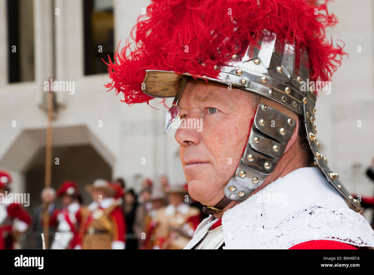 LONDON, ENGLAND - Lord Mayor's Show in the City of London, Pikeman in ...