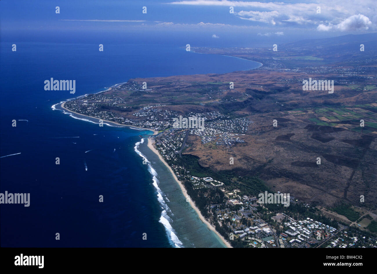 Reunion island aerial hi-res stock photography and images - Alamy