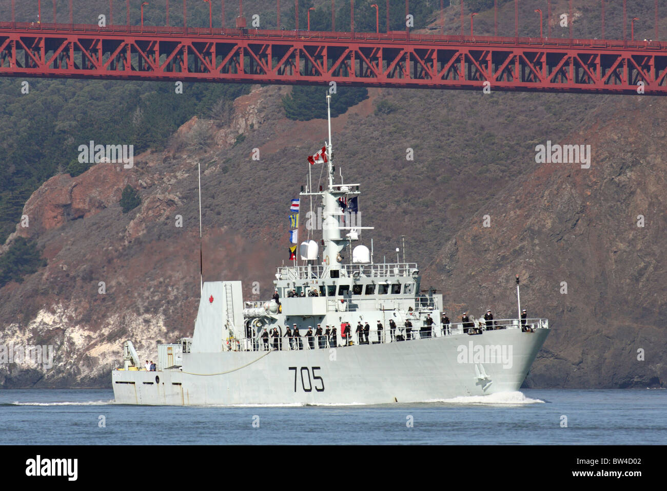 Canadian Navy Kingston class patrol Vessel HMCS Whitehorse (MM 705 ...