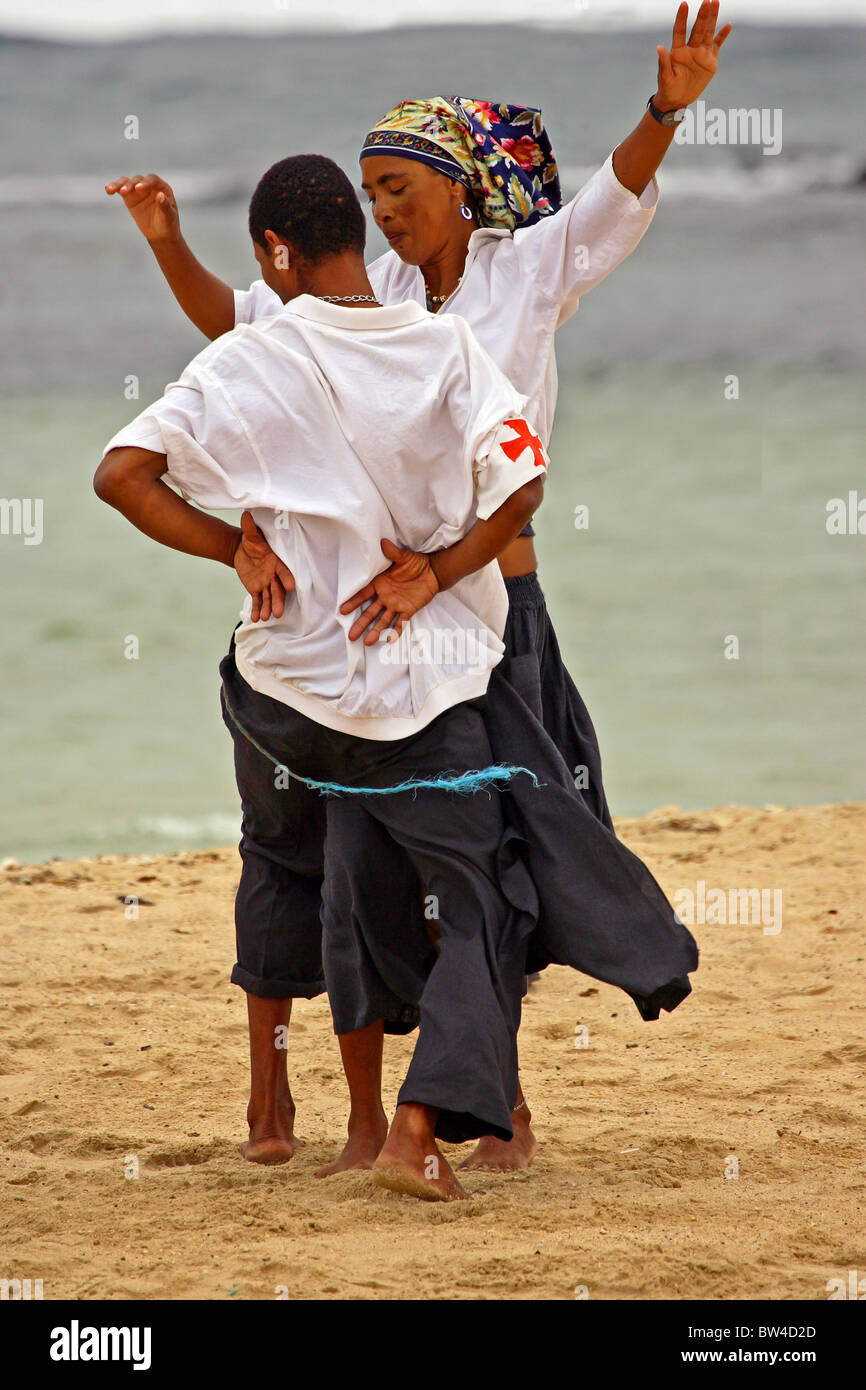 Dancers on the Beach Stock Photo - Alamy