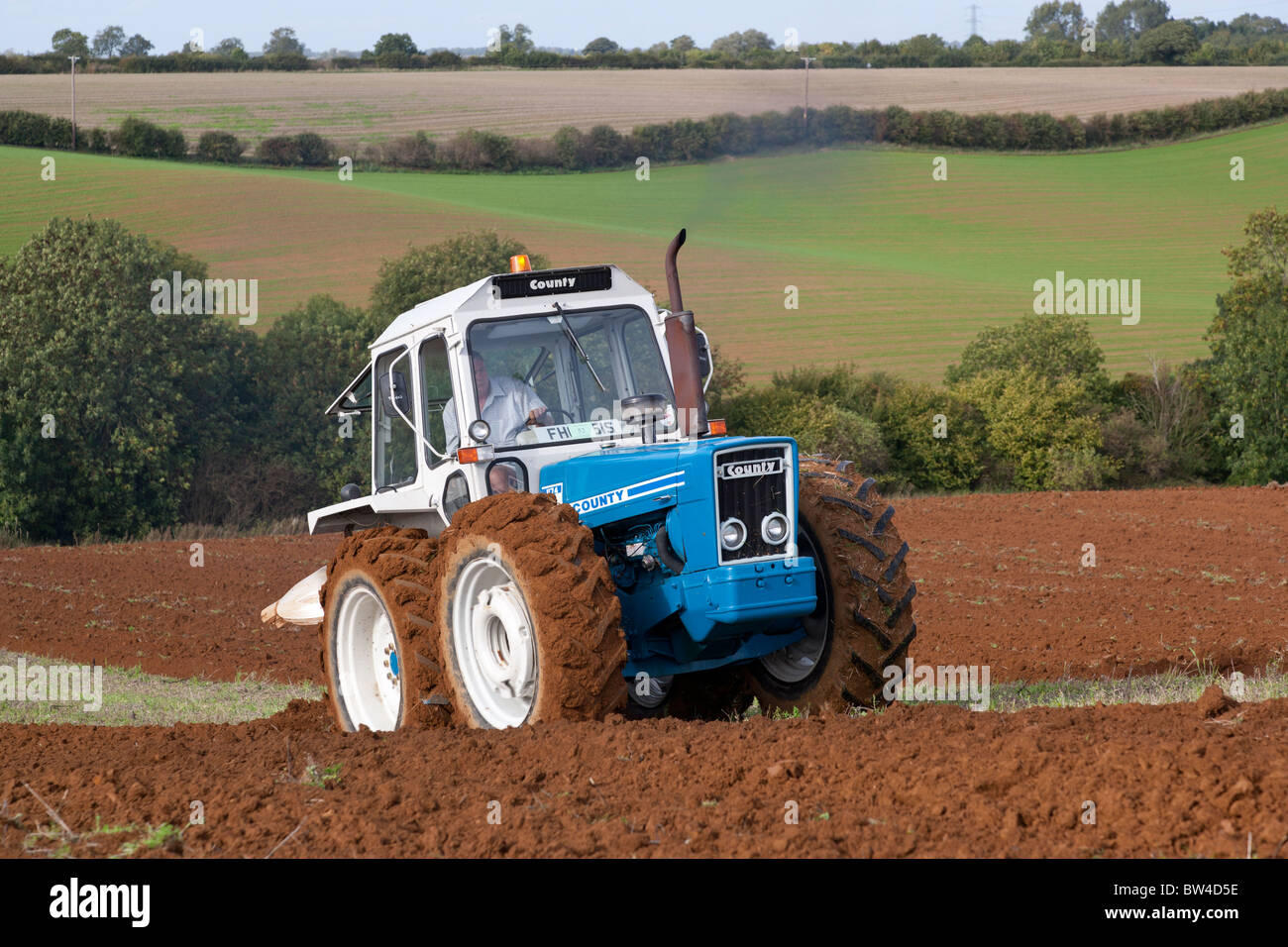 Tractor County 1174 Four Wheel Drive Stock Photo - Alamy