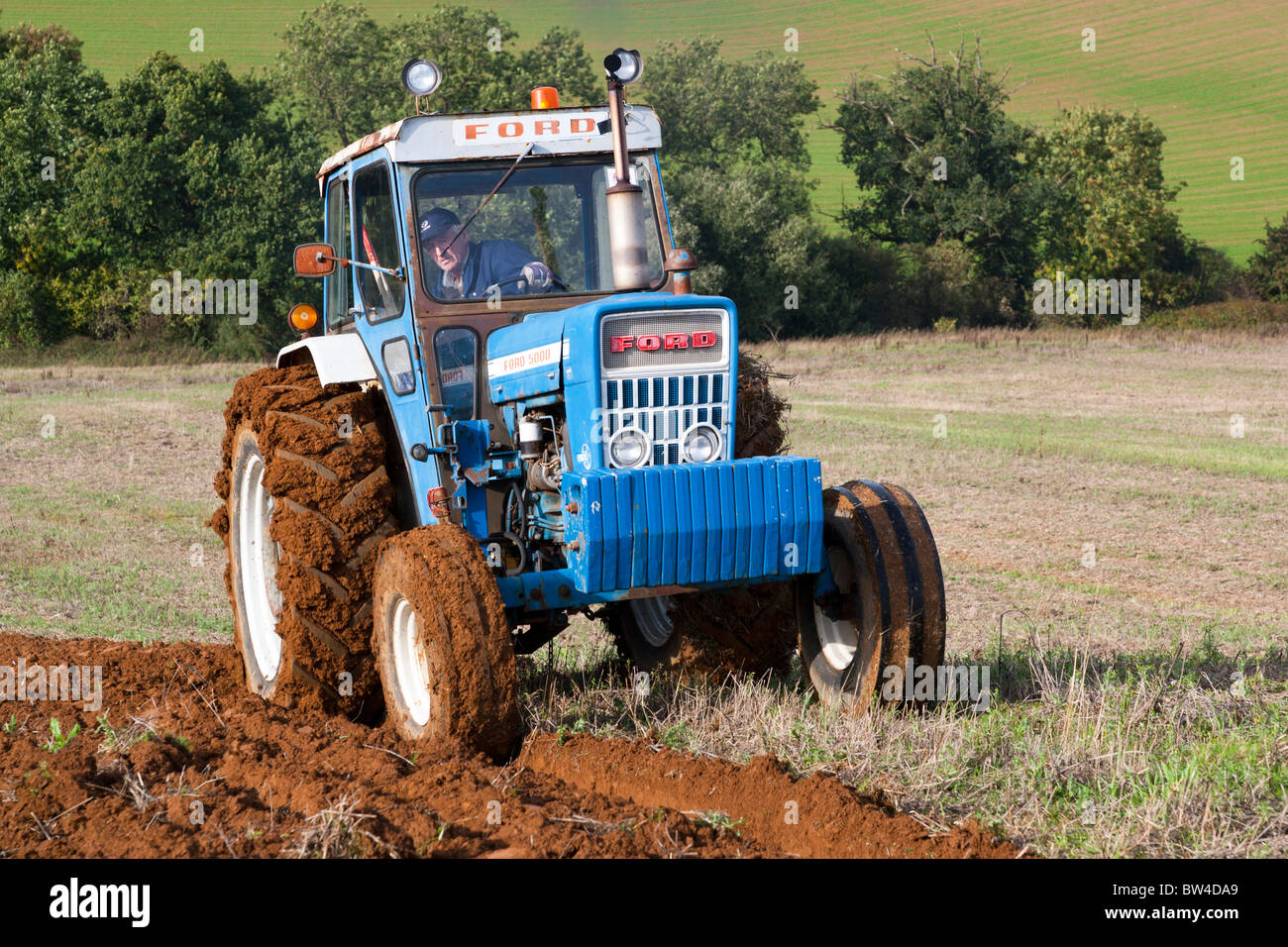 Agriculture Tractor Ford 5000 1975 Stock Photo - Alamy