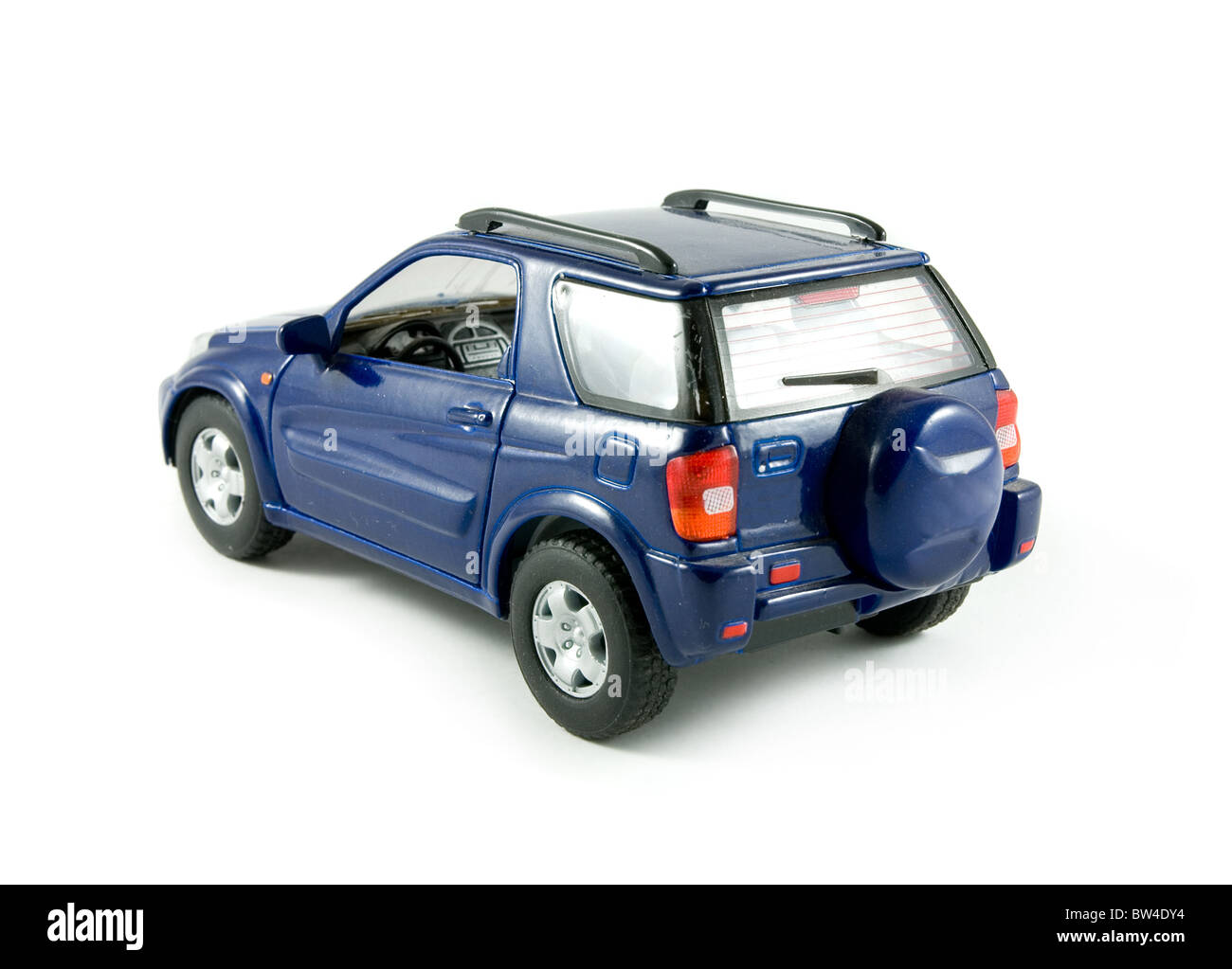 Blue toy car Stock Photo - Alamy