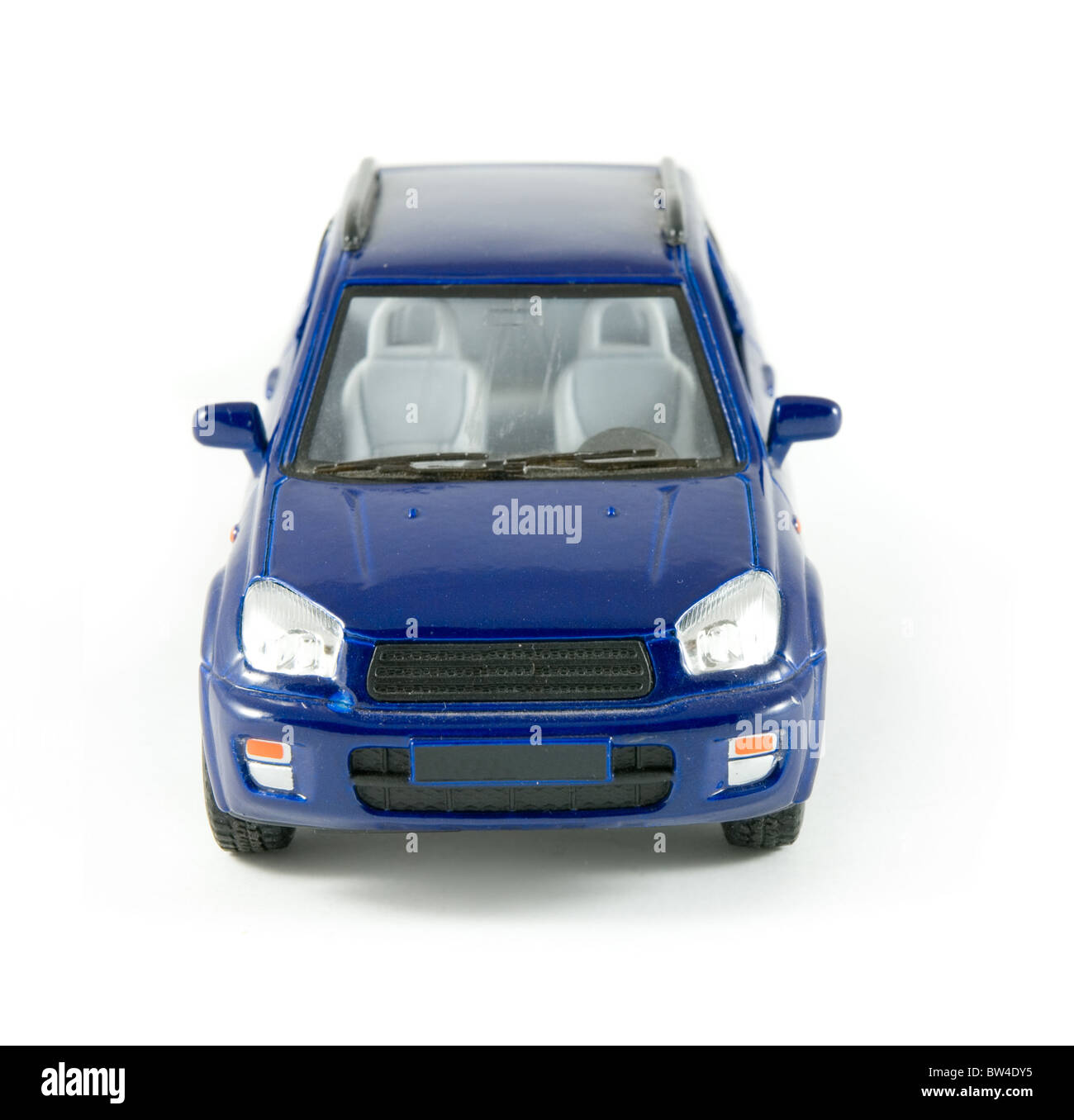 Blue toy car Stock Photo - Alamy