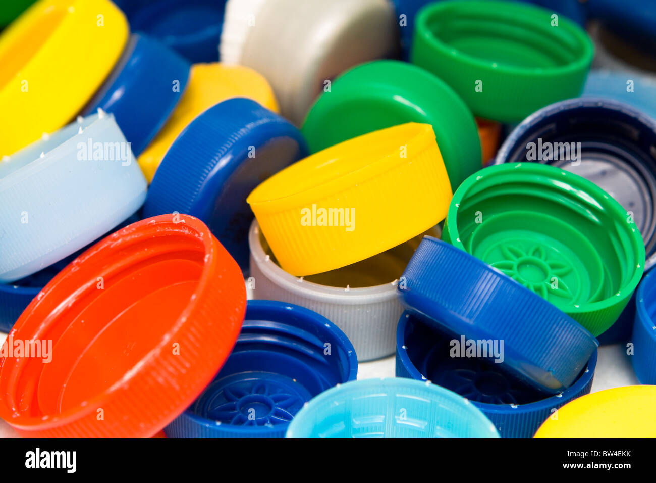 Plastic bottle tops hi-res stock photography and images - Alamy