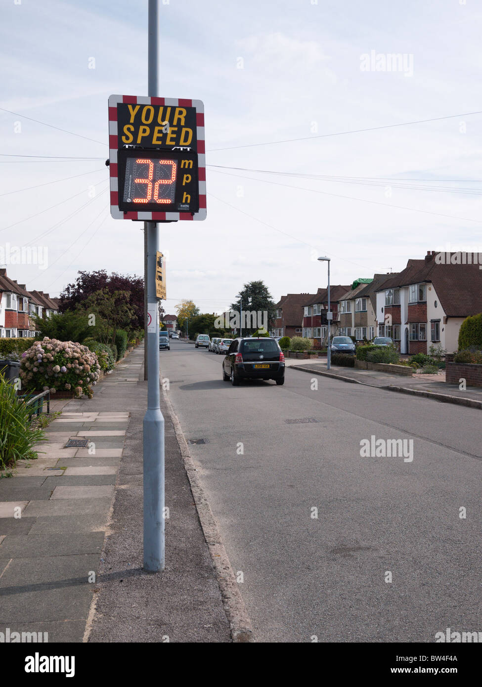 Your Speed LED Indicator shows speed and happy or unhappy faces as cars ...