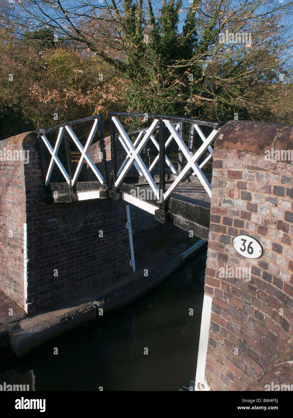 A bridge over a canal Stock Photo - Alamy
