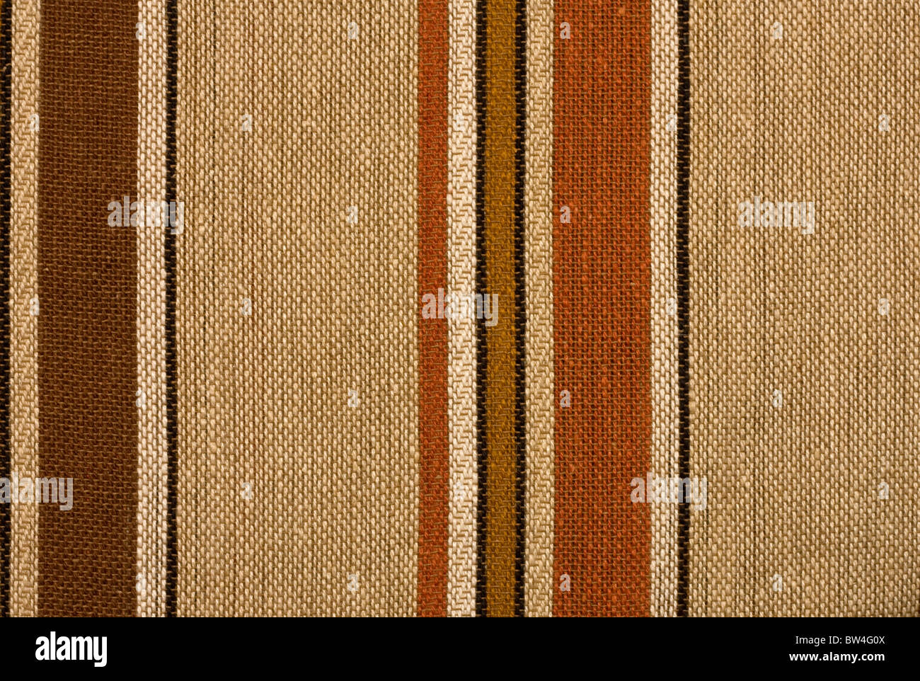 Retro striped woven woolen textile background or texture Stock Photo ...