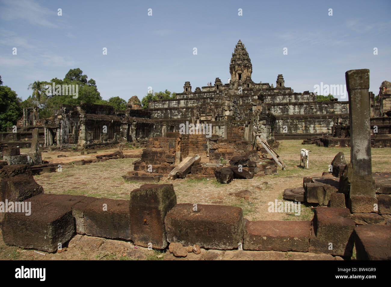 The Bakong, a temple of the early Roluos temple group in Siem Reap ...