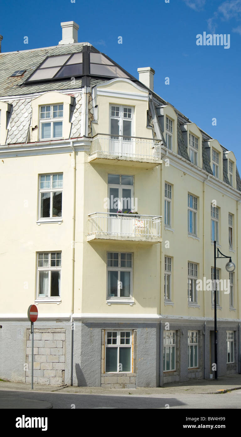 Old apartment building with modern roof window Stock Photo - Alamy