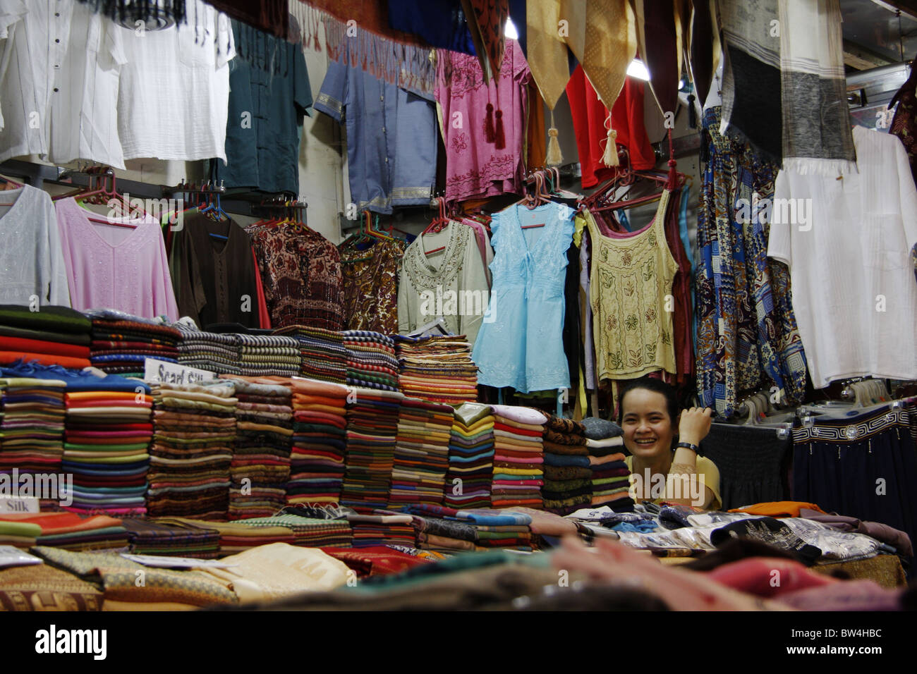Clothes stall in Siem Reap, Cambodia Stock Photo - Alamy