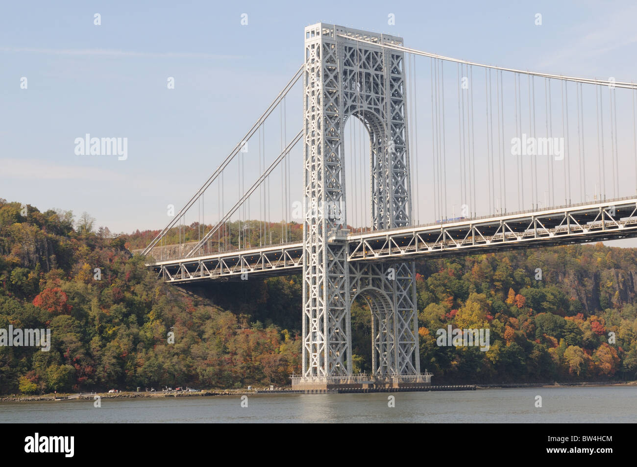 The George Washington Bridge, which opened in 1931, spans the Hudson ...
