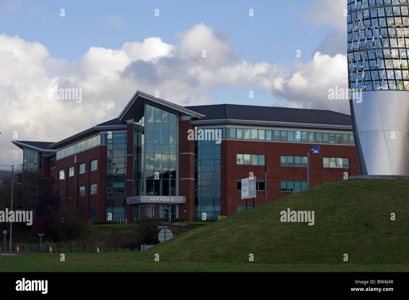The Spirit of Sport sculpture outside the Reebok Stadium Middlebrook ...