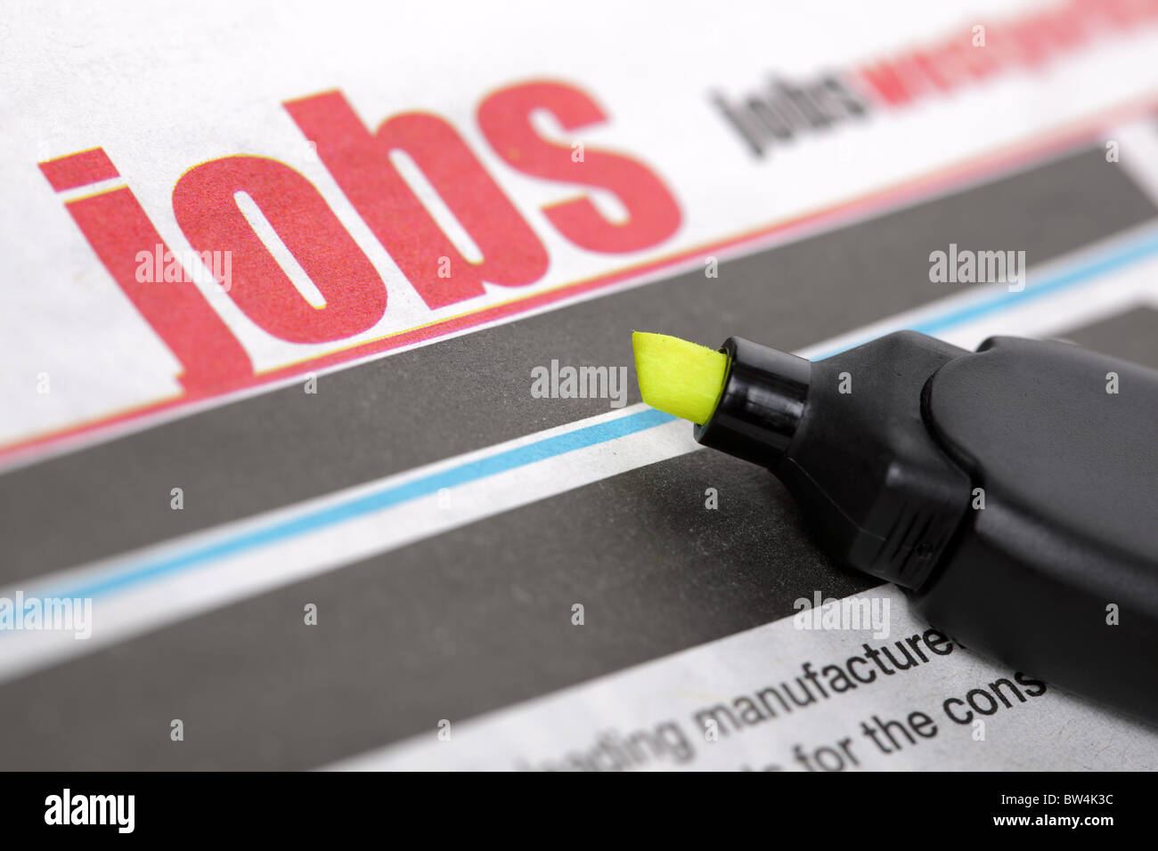 Job advertisement newspaper hi-res stock photography and images - Alamy