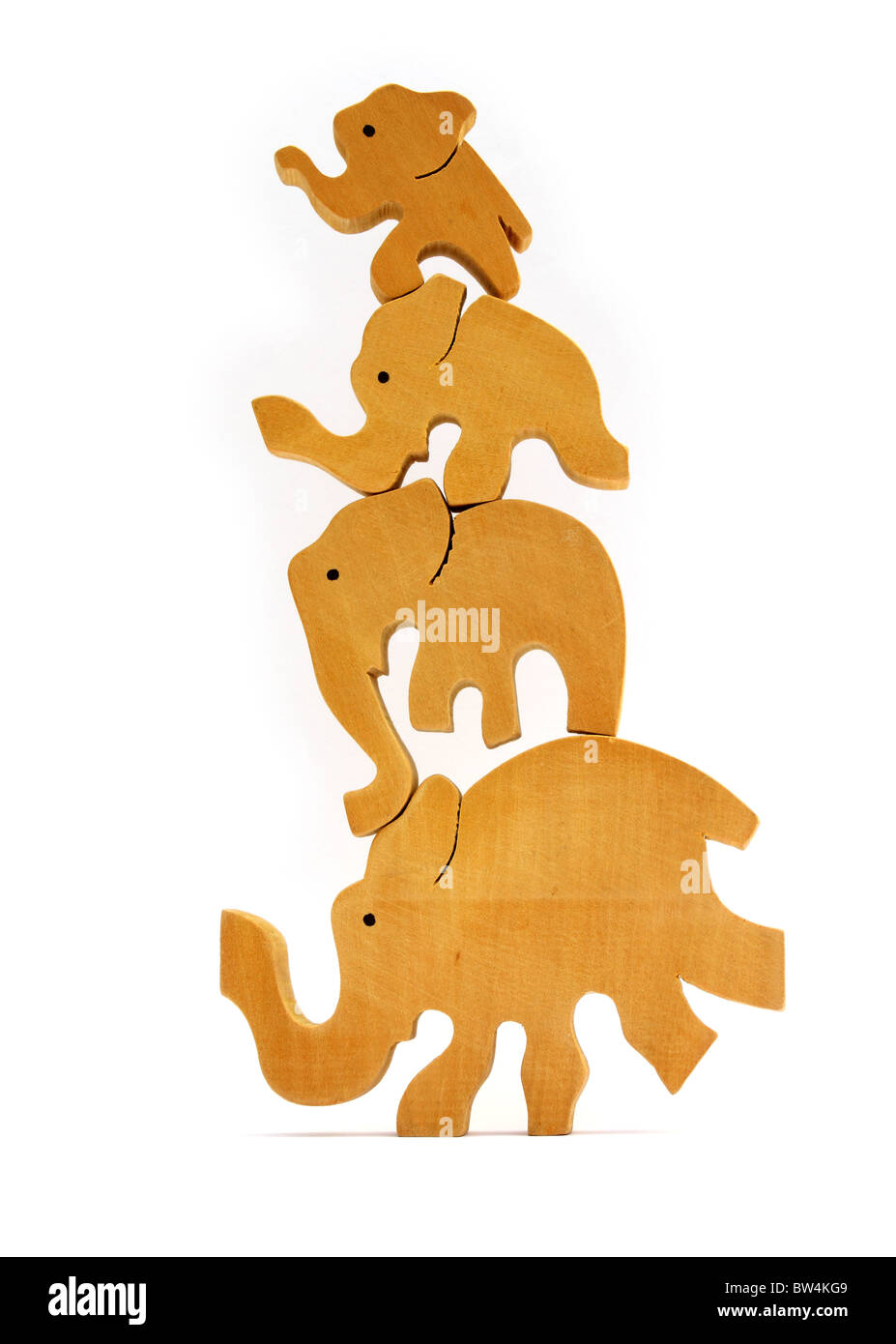 Wooden toy elephant hi-res stock photography and images - Alamy