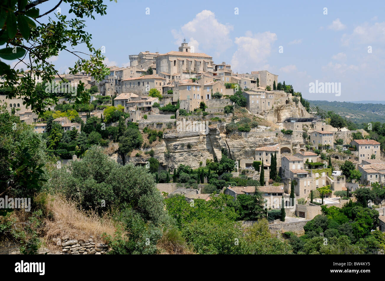 The Beautiful Hilltop Town of Gordes,Provence France Stock Photo - Alamy