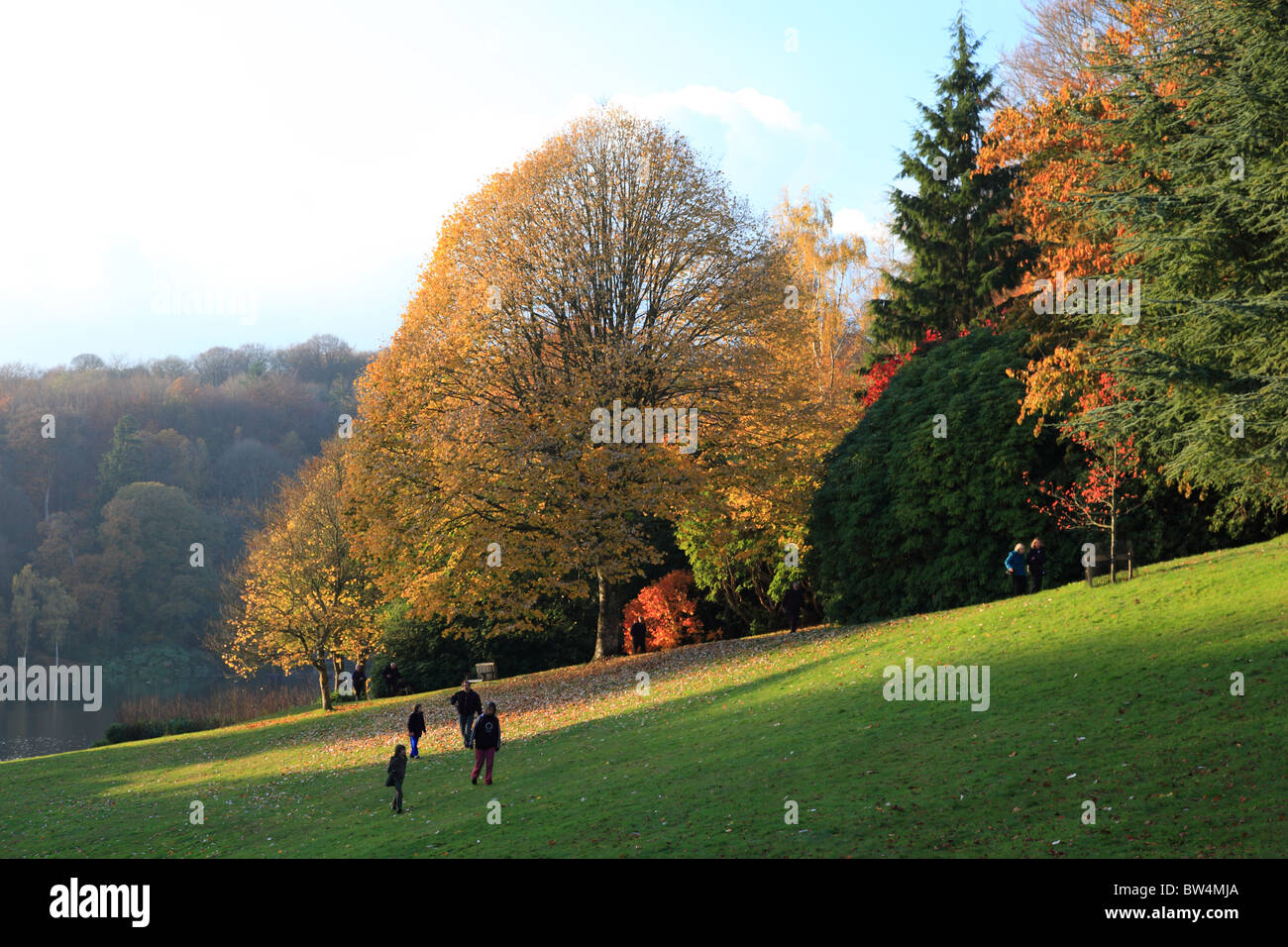 Stourhead park and gardens, Wiltshire, England Stock Photo - Alamy