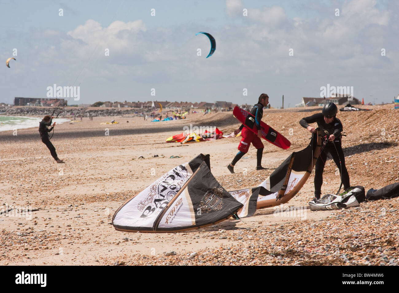 kite surfing pictures in shoreham england in july 2010 by Christopher ...