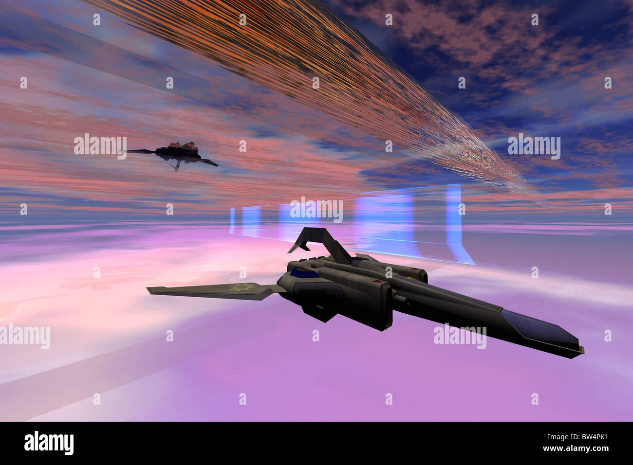 Space ships science fiction hi-res stock photography and images - Alamy