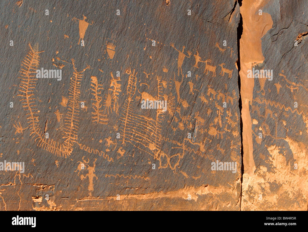 Ancient Indian Petroglyph Rock Art Stock Photo - Alamy