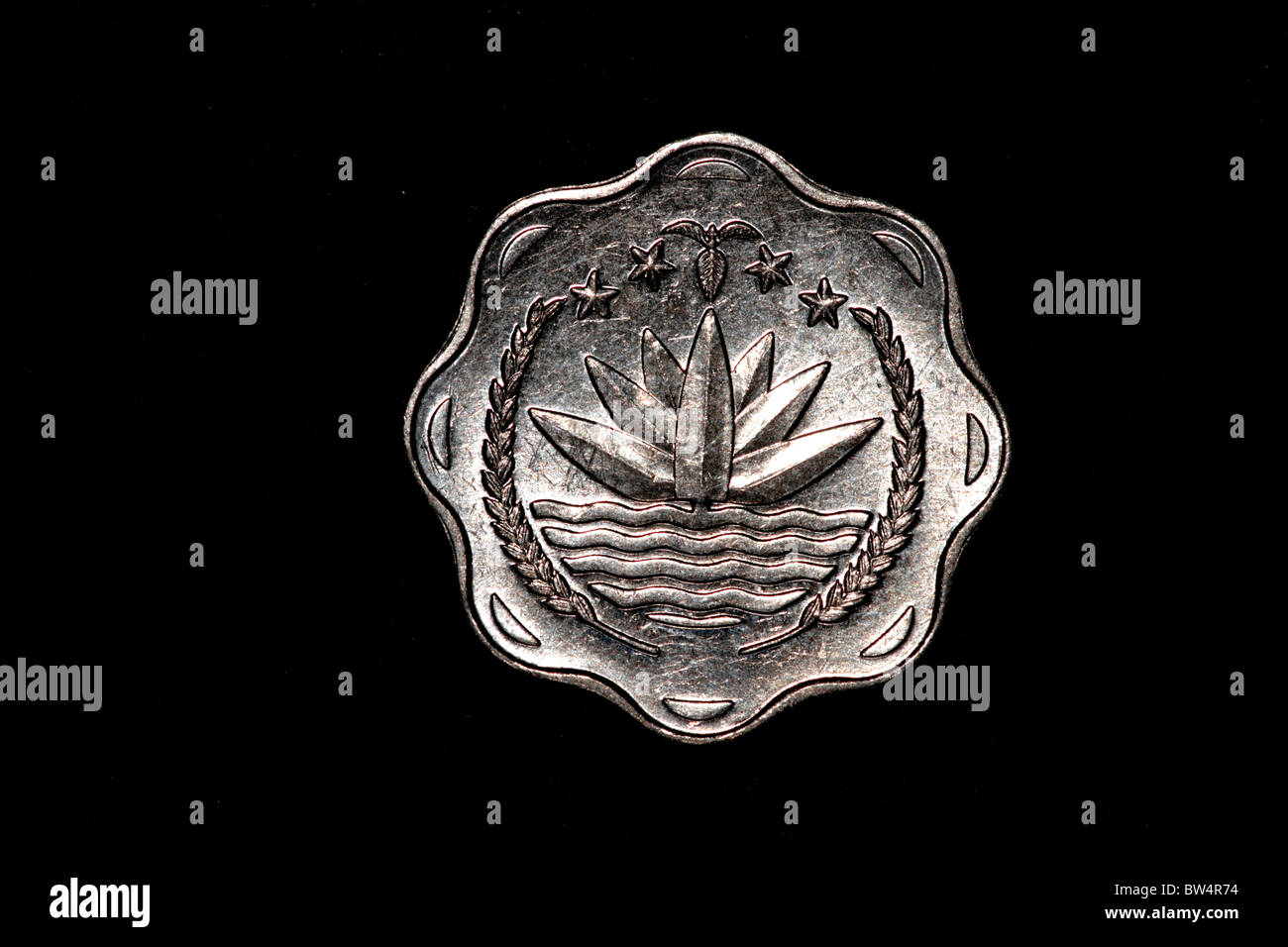 Bangladeshi coin in hand hi-res stock photography and images - Alamy