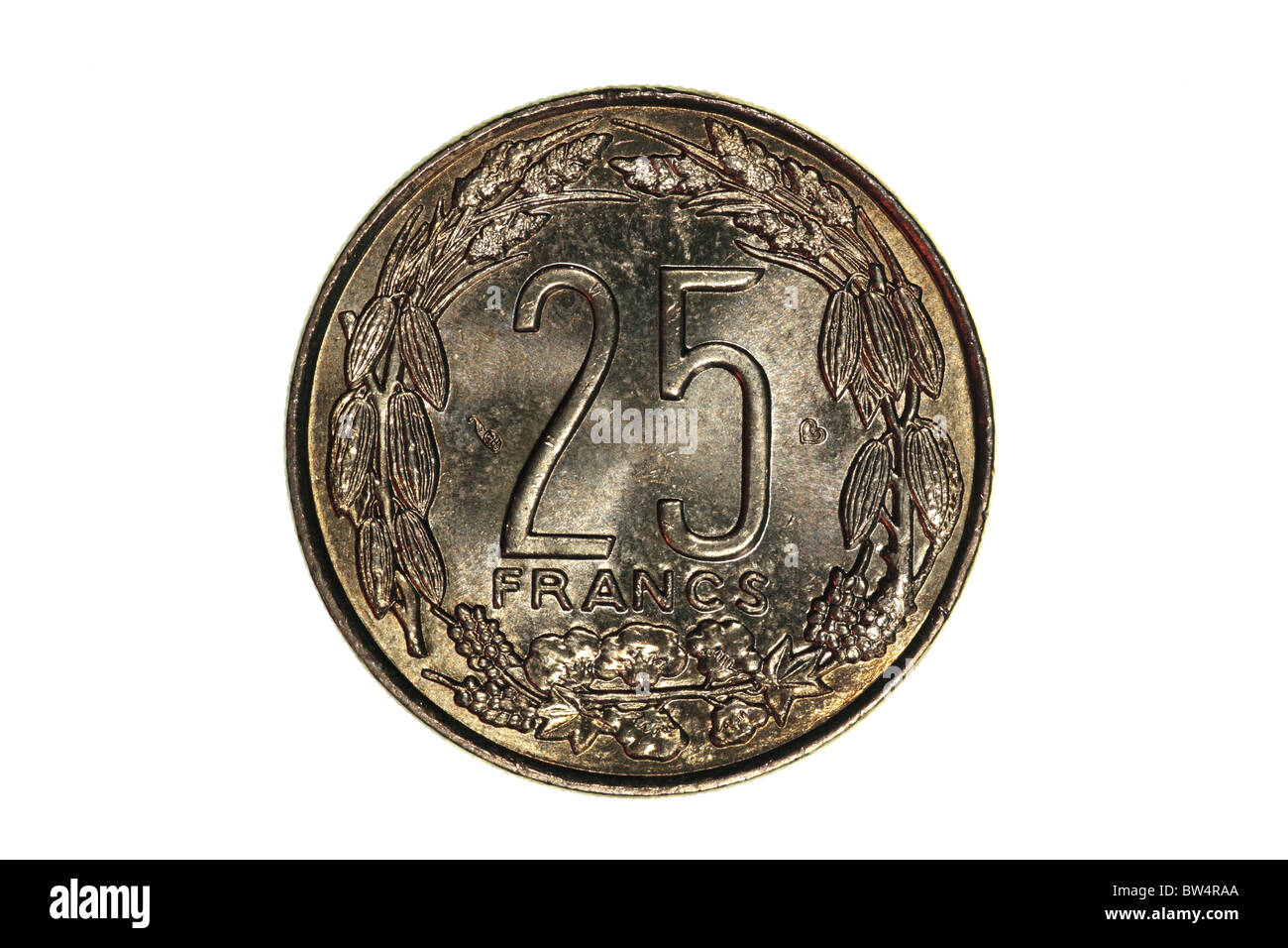 25 Franc Coin Stock Photo - Alamy