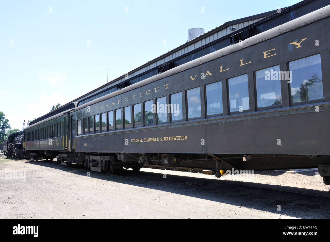 Connecticut Valley Essex Steam Train Stock Photo - Alamy