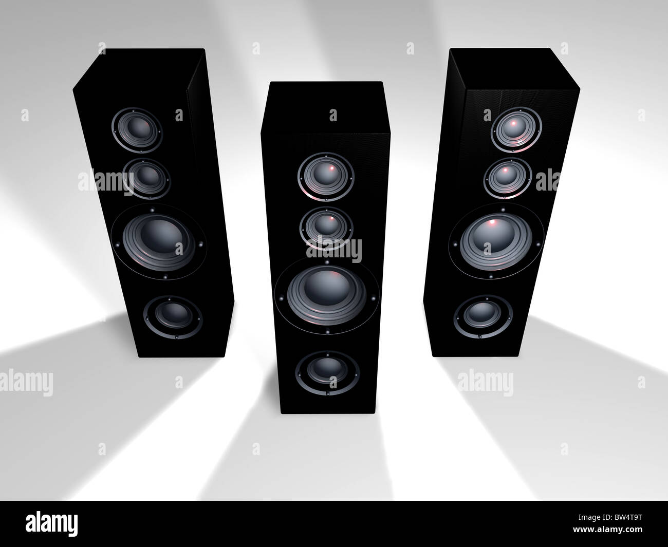 Some huge Hifi Speakers Stock Photo - Alamy