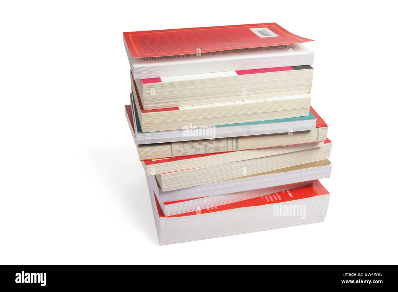 Stack books reading education Cut Out Stock Images & Pictures - Alamy