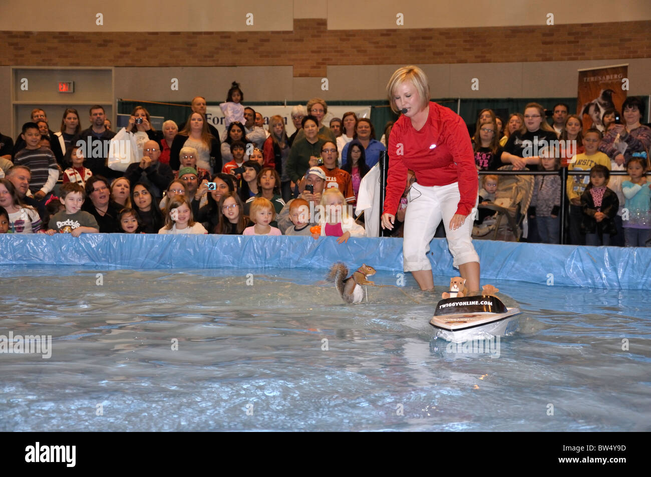 Twiggy the water skiing squirrel Stock Photo - Alamy