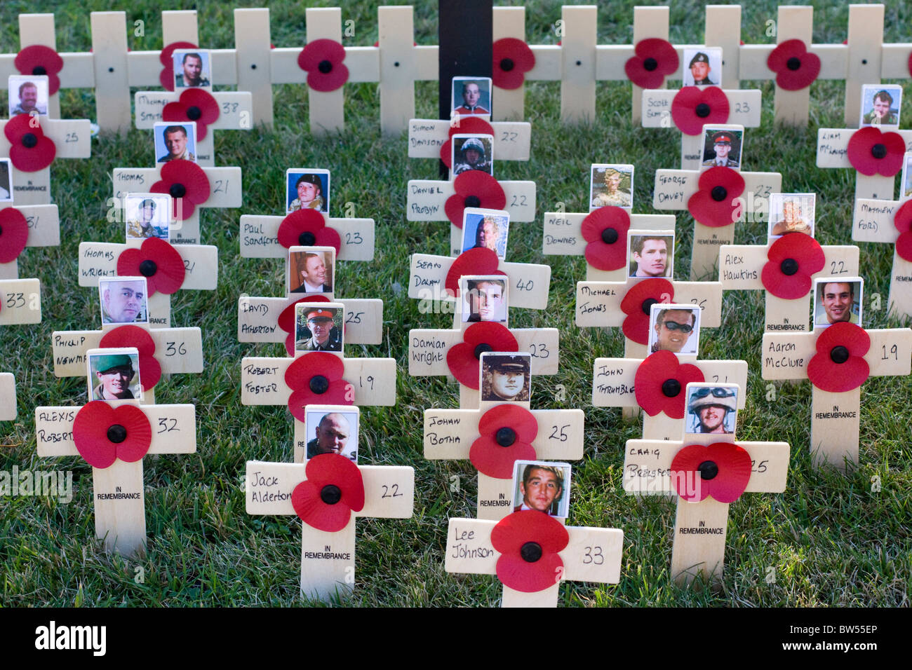 Field of remembrance at lydiard park hi-res stock photography and ...