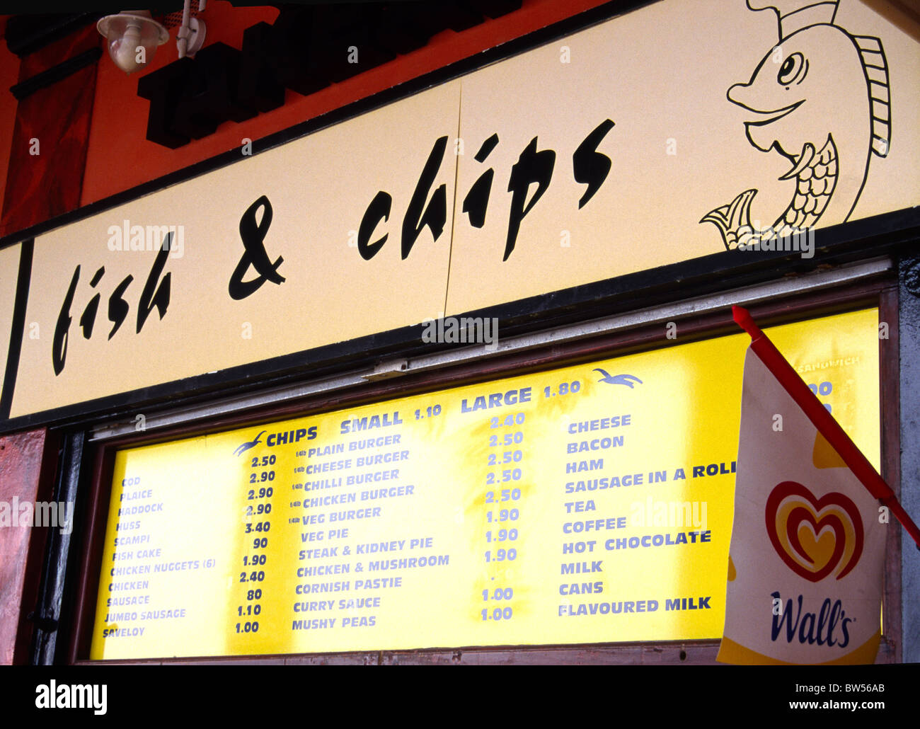 Fast food menu sign hi-res stock photography and images - Alamy