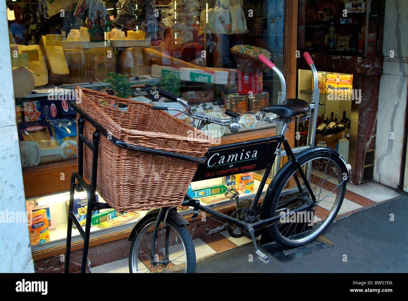 Old Compton Street, Grocery Stock Photo - Alamy