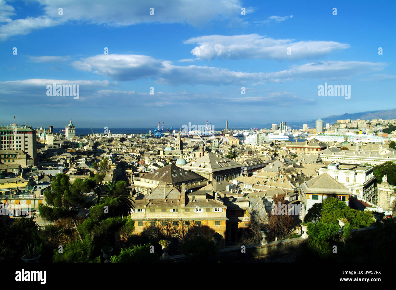 Panoramic City View Stock Photo - Alamy
