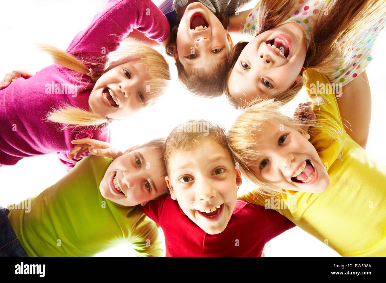 Image of happy kids representing youth and fun Stock Photo - Alamy