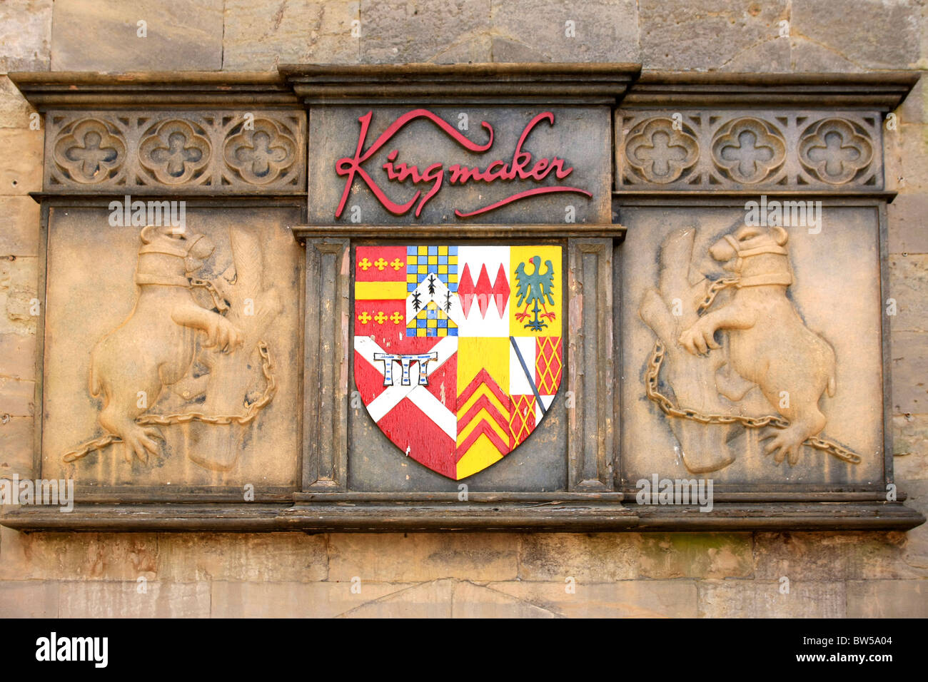 Kingmaker heraldry hi-res stock photography and images - Alamy